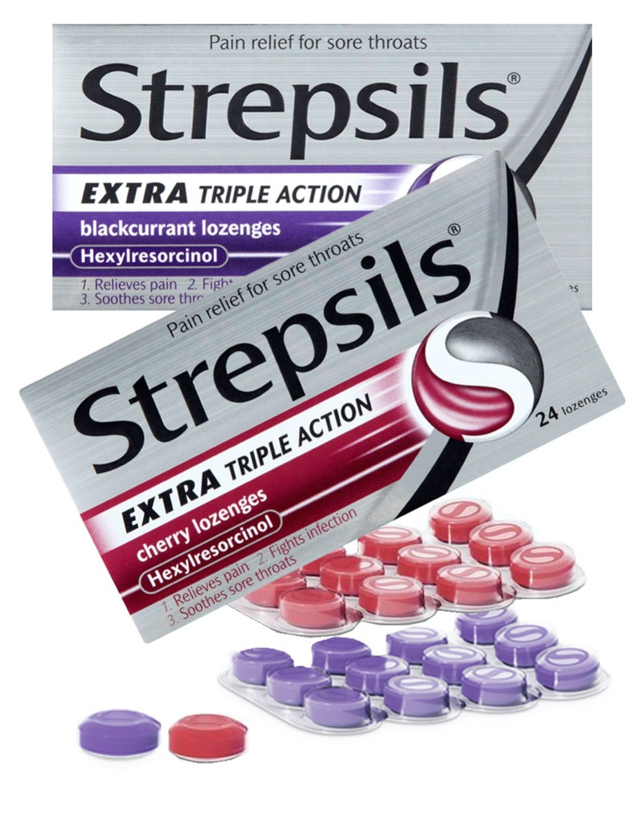 Extra Triple Action Blackcurrant Lozenges – Zitomer Pharmacy Inc.